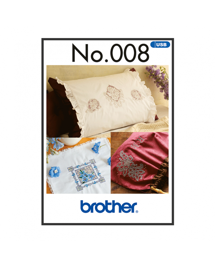 BLECUSB8 Ricami Brother Collezione 8 - Punto tagliato